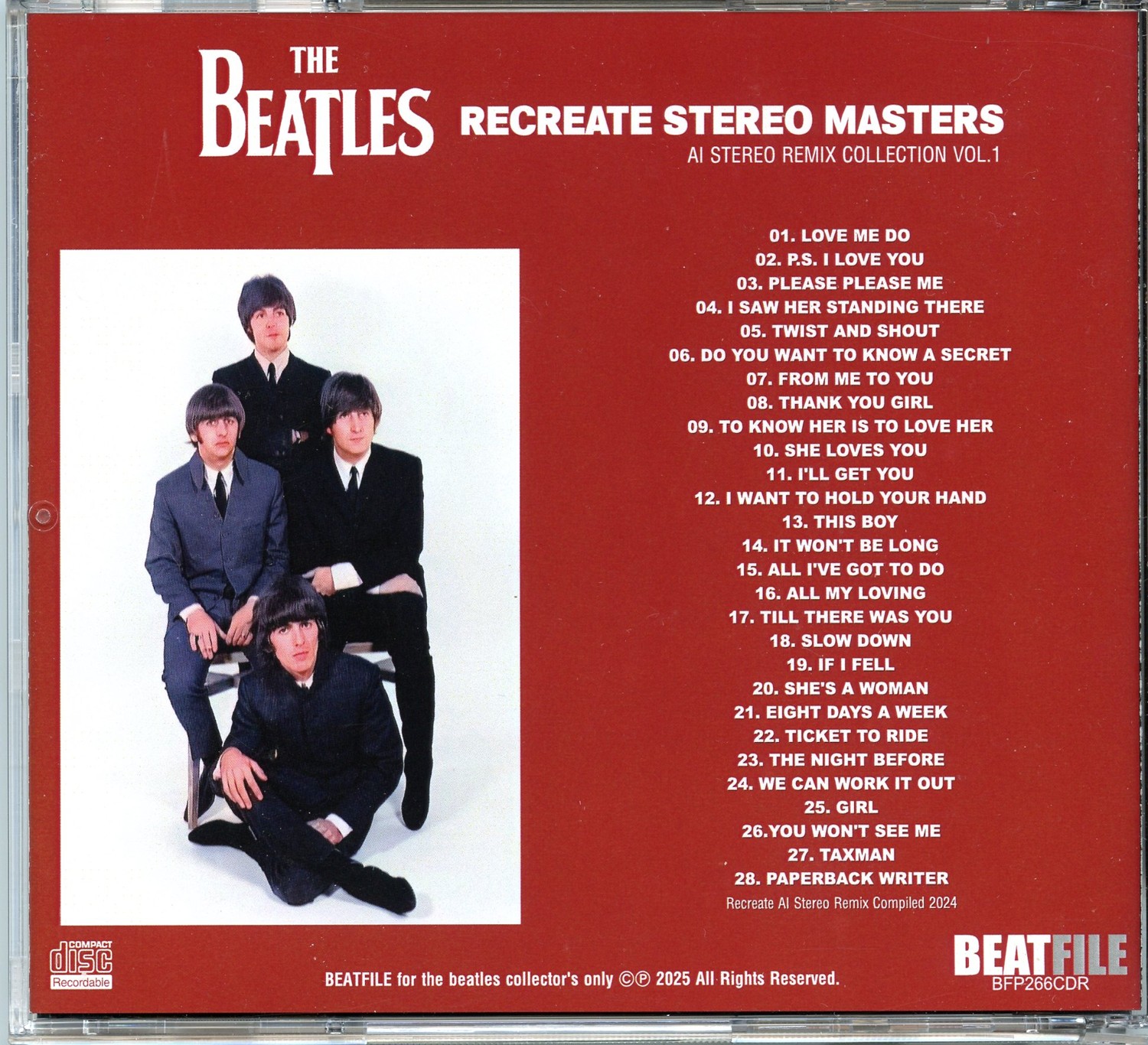 The Beatles - Recreate Stereo Masters ( BEATFILE ) ( AI Stereo Remix Collection Vol. 1 ...