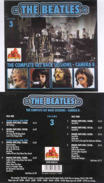 The Beatles - Complete Get Back Sessions Camera B vol. 3 ( 2 CD SET ...