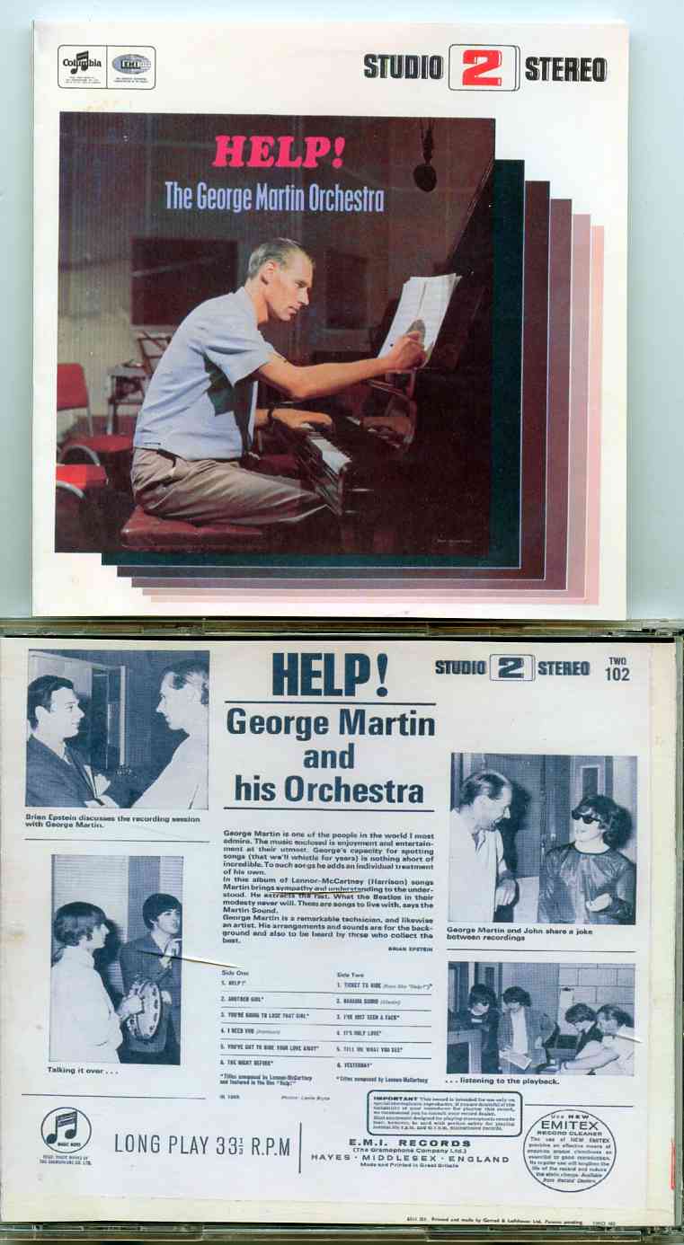 The Beatles - Help ! ( The George Martin Orchestra Original Album on CD ...