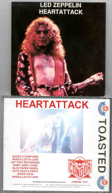 Led Zeppelin - Heart Attack ( Condor Toasted ) ( Dallas USA & Bradfort ...