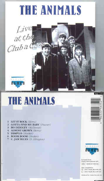 Eric Burdon and The Animals - Live At The Club A Go Go - Thecdbunker