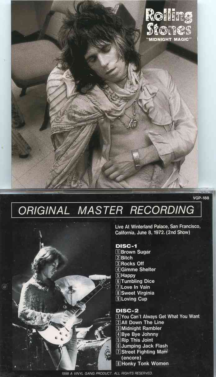 Rolling Stones - Midnight Magic ( 2 CD ) ( Vinyl Gang ) ( Winterland ...