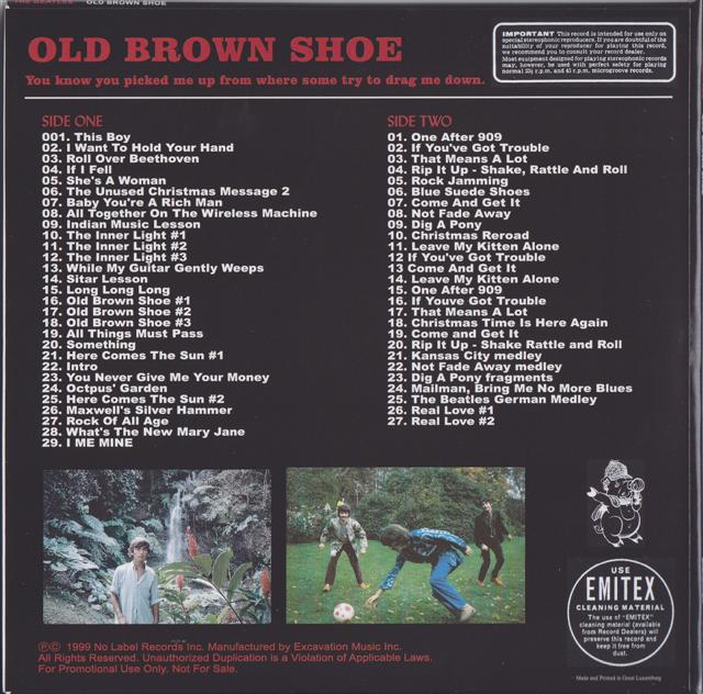 The Beatles - Old Brown Shoe ( 2 CD ) ( 2012 EXCAVATION MUSIC ...