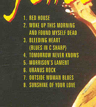 Jimi Hendrix - Red House - Thecdbunker
