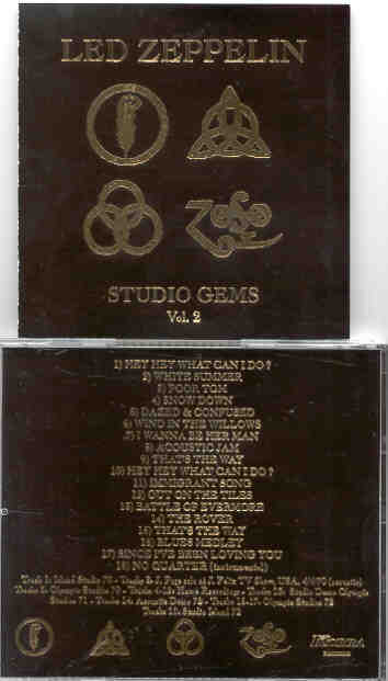 Led Zeppelin - Studio Gems Vol. 2 ( Studio Sessions at Headley Grange ...