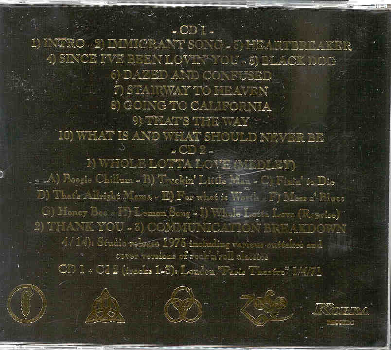 Led Zeppelin - Studio Gems Vol. 3 ( 2 CD set ) ( Different alternate ...