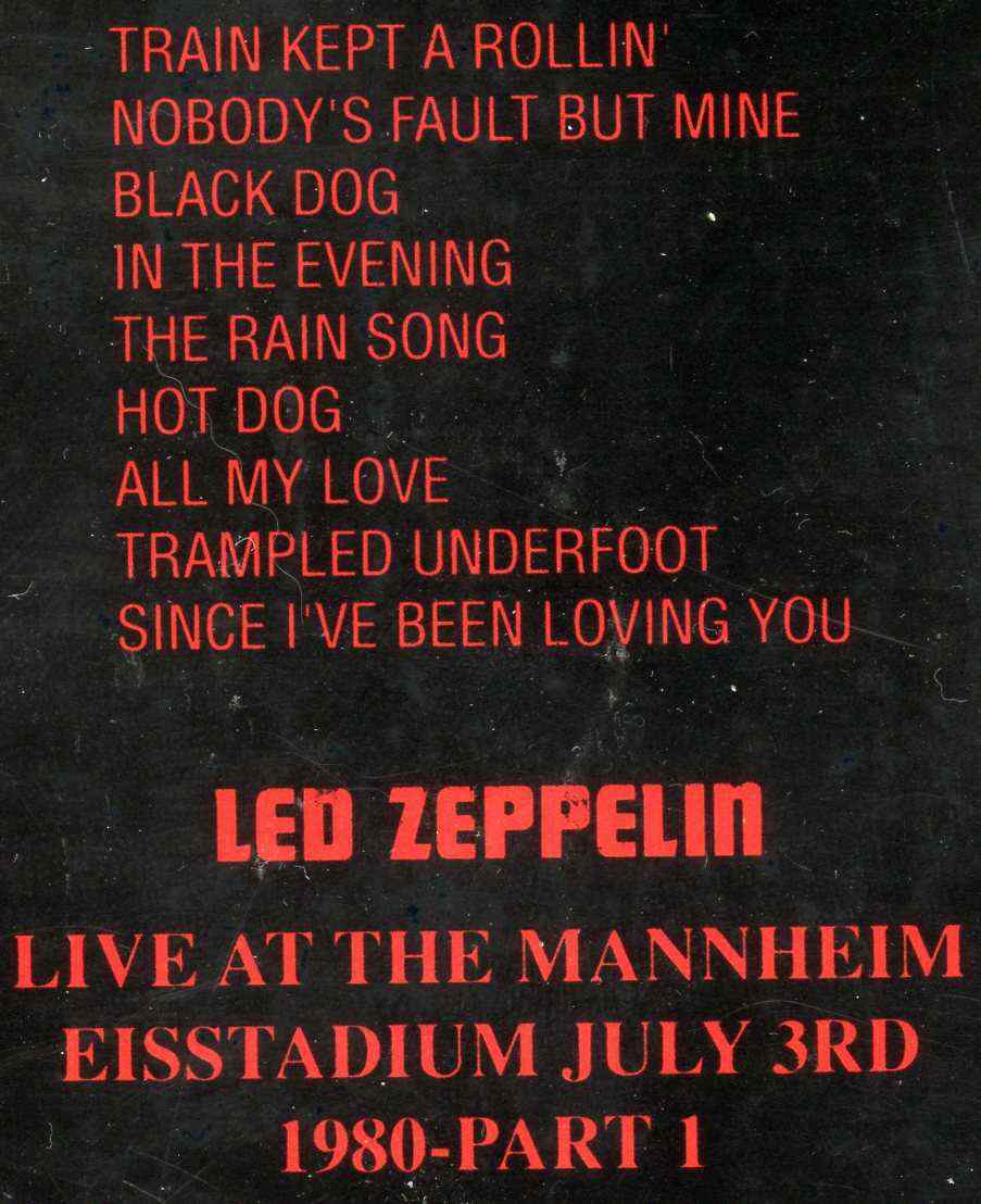 Led Zeppelin - Motivated Dinosaurs Part 1 ( Live at The Mannheim ...