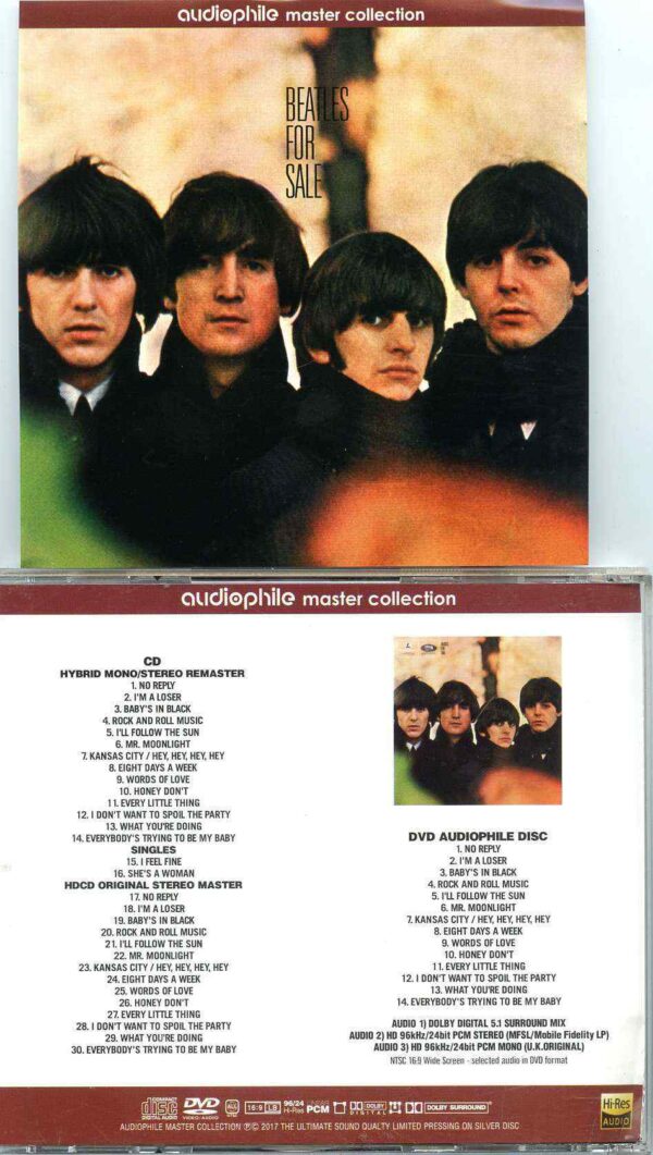 The Beatles- Audiophile Master Collection - Beatles For Sale ( 1 CD - 1 ...
