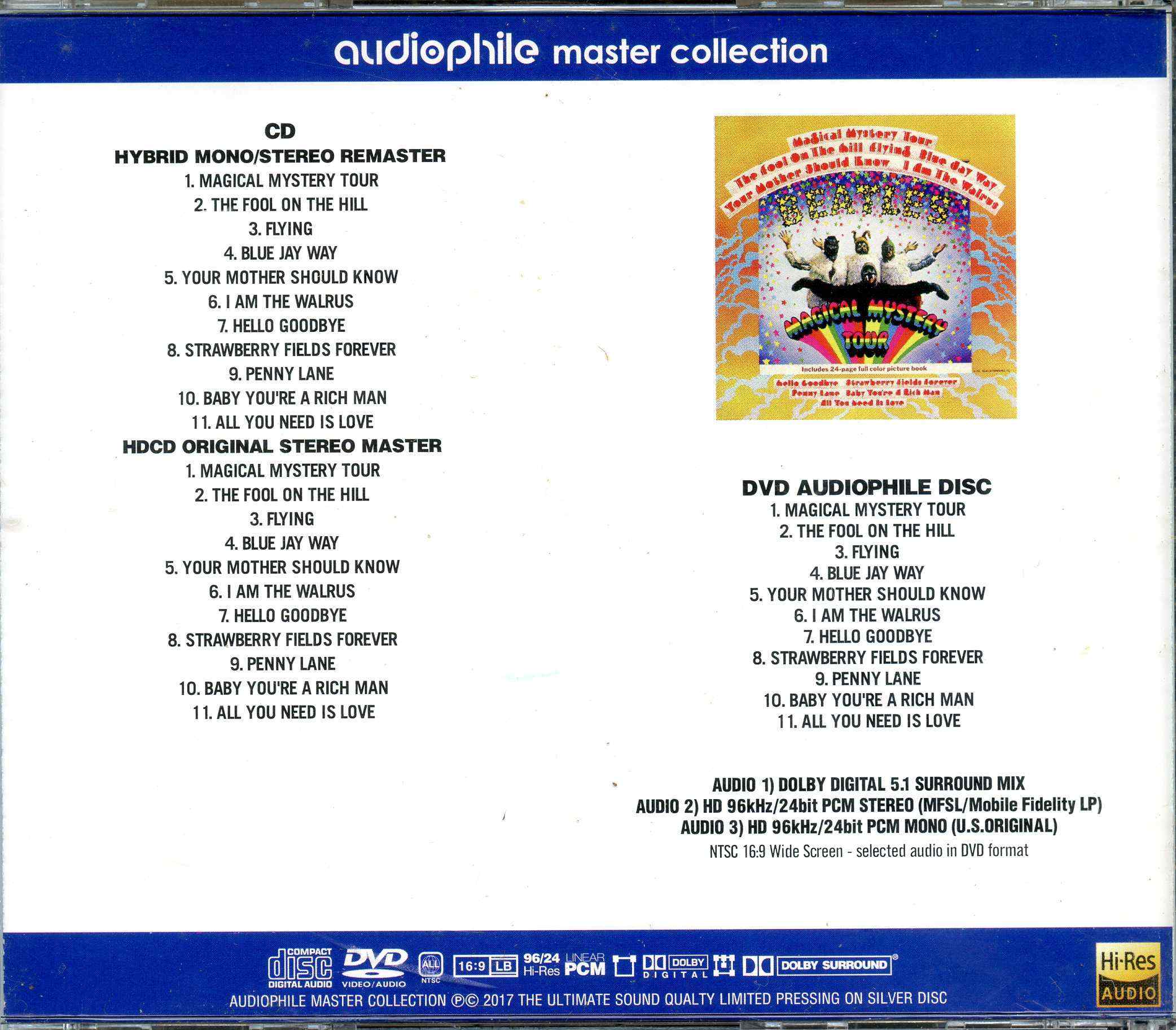 The Beatles- Audiophile Master Collection - Magical Mystery Tour ( 1 CD ...