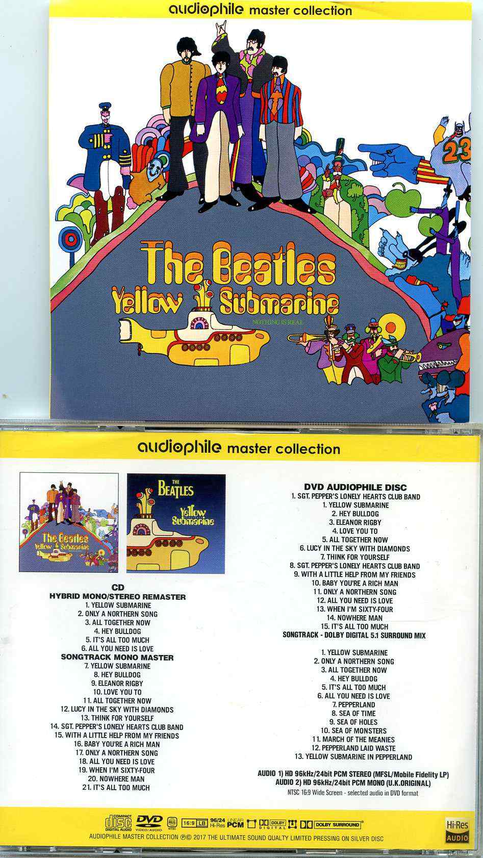 The Beatles- Audiophile Master Collection - Yellow Submarine ( 1 CD - 1 ...
