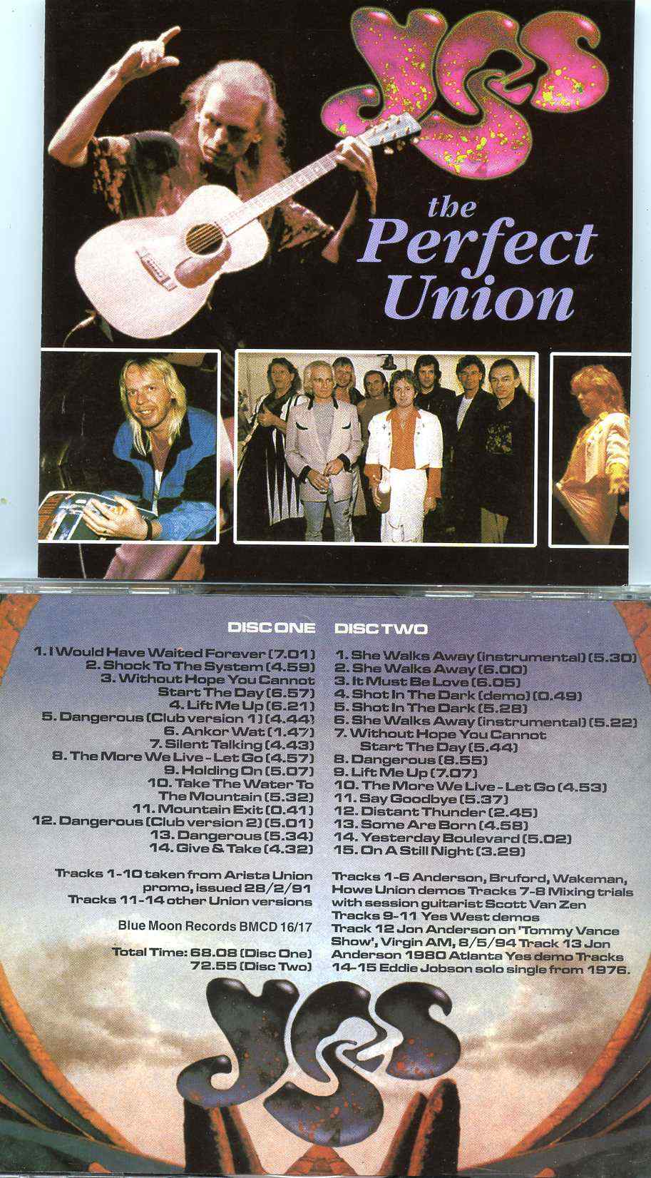 Yes- The Perfect Union ( 2 CD SET ) ( 30 Promos , Sessions and Demos ...