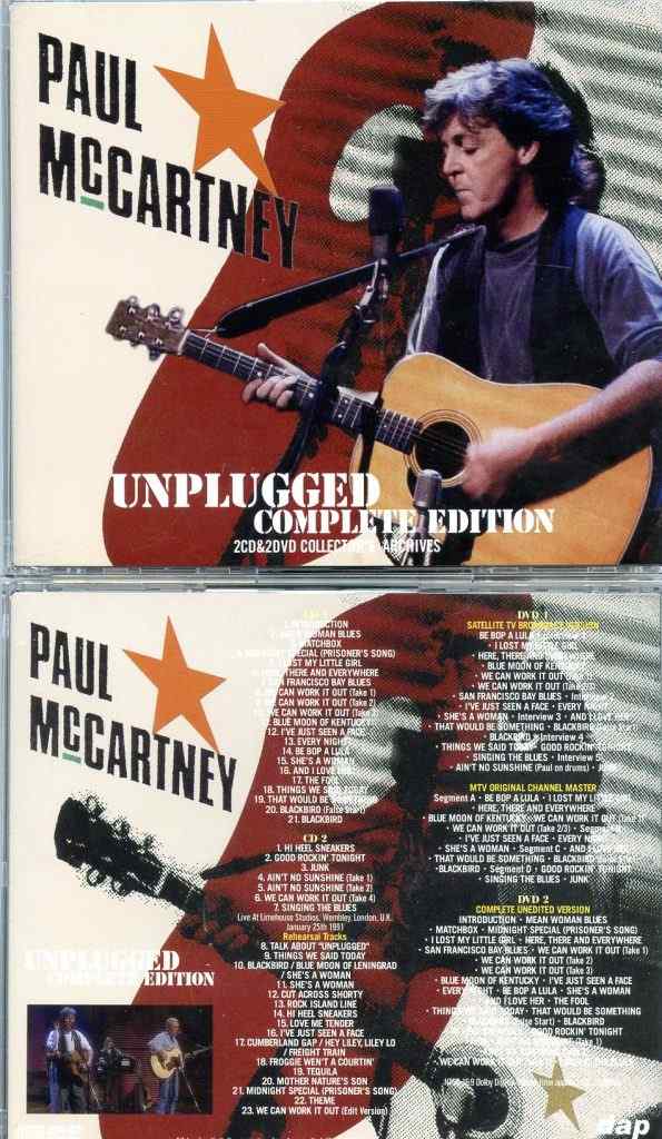 Paul McCartney - Unplugged Complete Edition ( DAP )( 2 CDS+2 DVDS ...