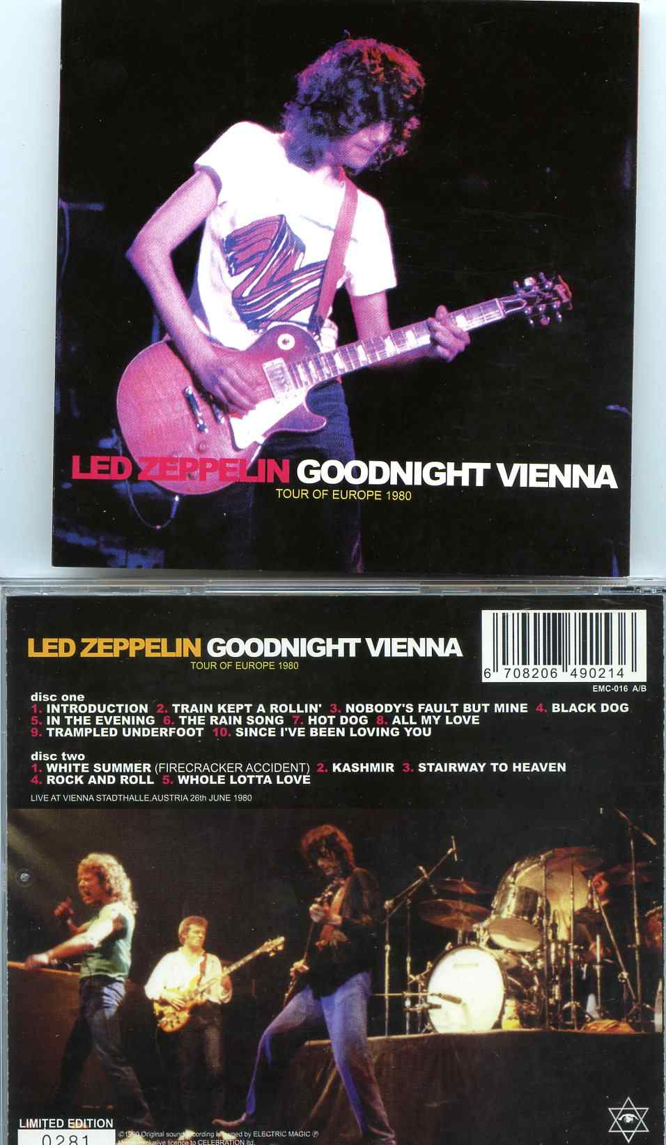 Led Zeppelin - Goodnight Vienna ( 2 CD SET ) ( Vienna Stadthalle ...