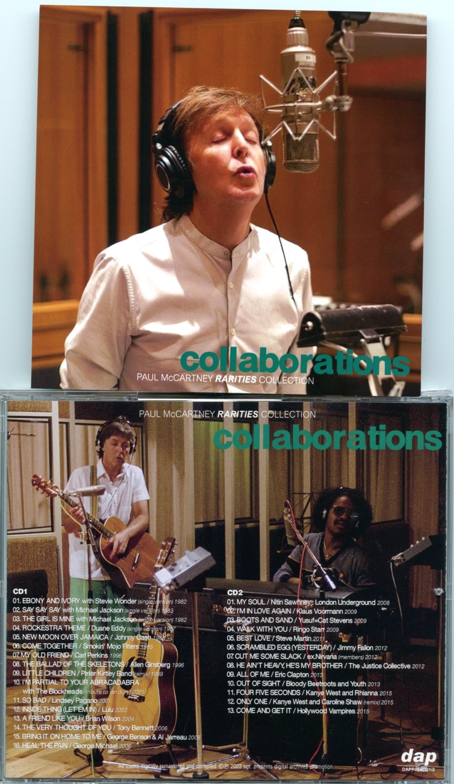 Paul McCartney - Collaborations ( 2 CD SET ) ( 2023 DAP ) ( 30 ...