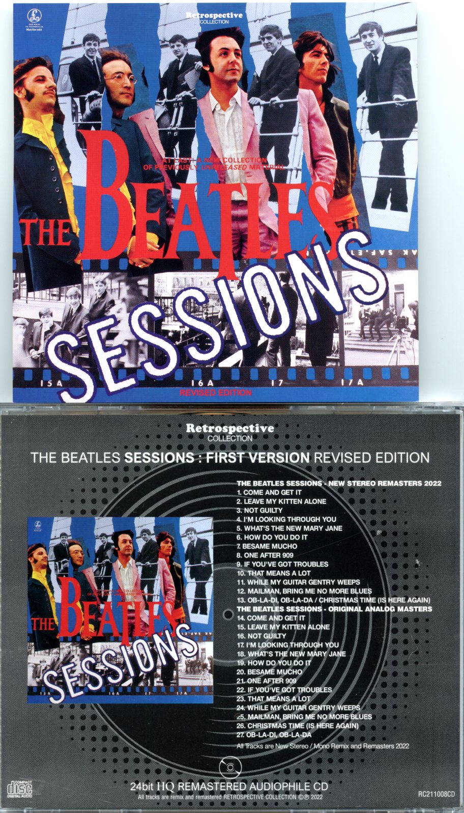 The Beatles - Sessions First Version Revised Edition ( 1 CD )( 2023 ...
