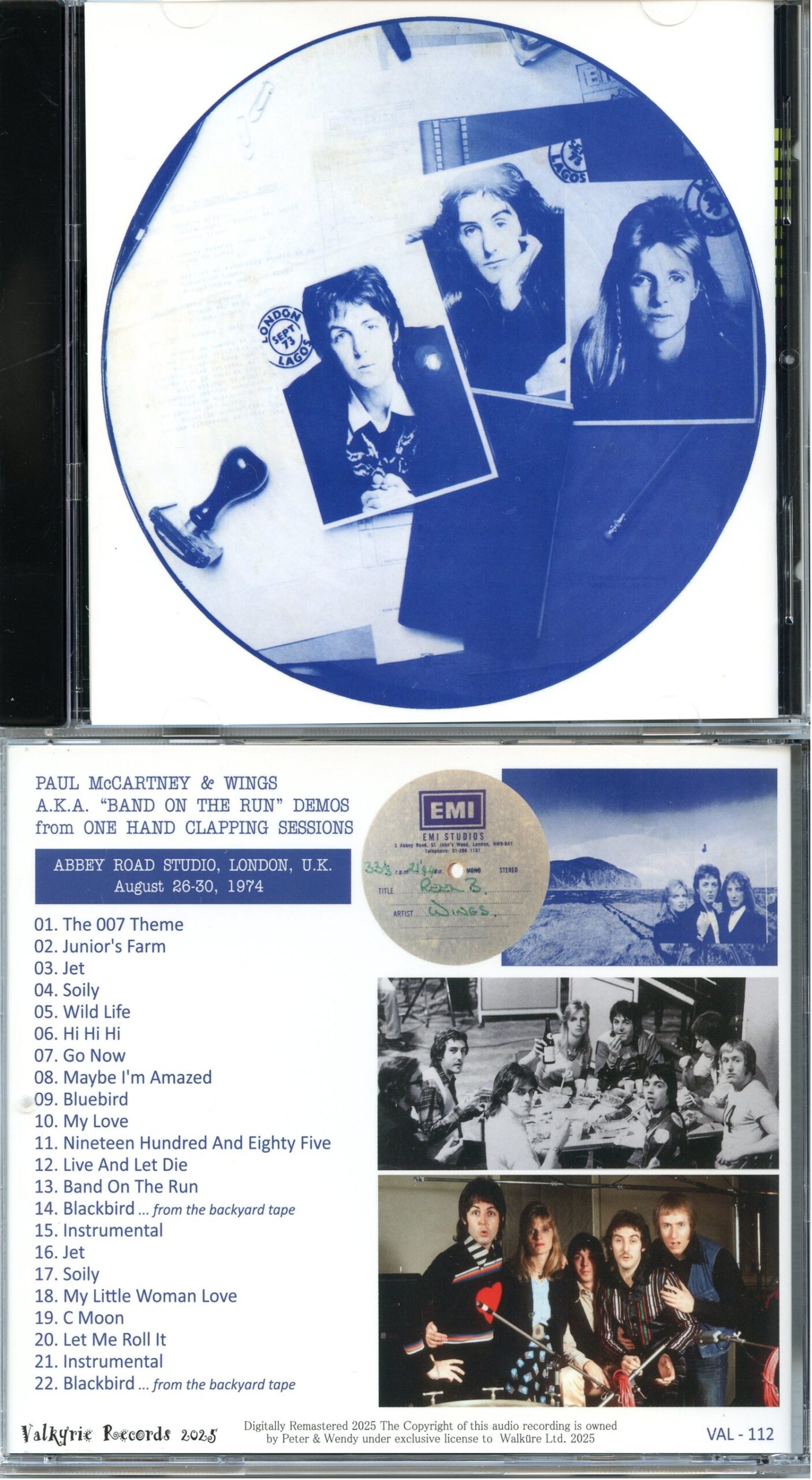PAUL McCARTNEY And Wings - AKA Band On The Run Demos ( 2025 VALKYRIE ) ( Abbey Road Studios ...